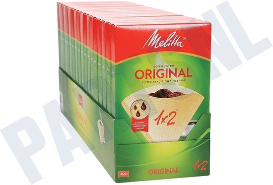 Melitta Original Coffee Filters Koffiefilters 1x2 (40stuks) - XXL pack (18x40=720 filters) | bol