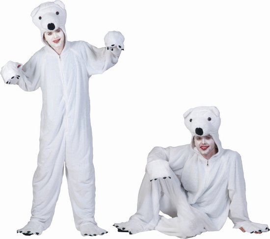 Pierros - Beer & Ijsbeer Kostuum - Witte IJsbeer - Man - wit / beige ...