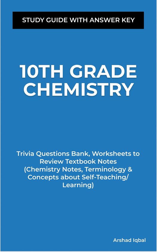 Chemistry Notes, Terminology & Concepts about Self-Teaching/Learning ...
