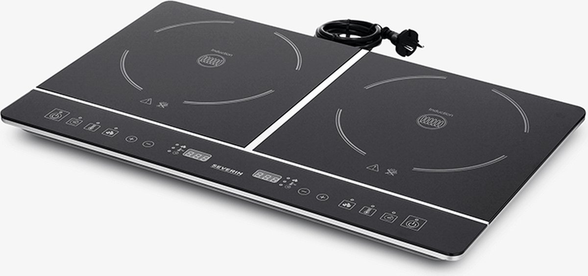 Inductie Kookplaat Vrijstaand - 2-Pits - Elektrisch - Keramisch - 3400W ...