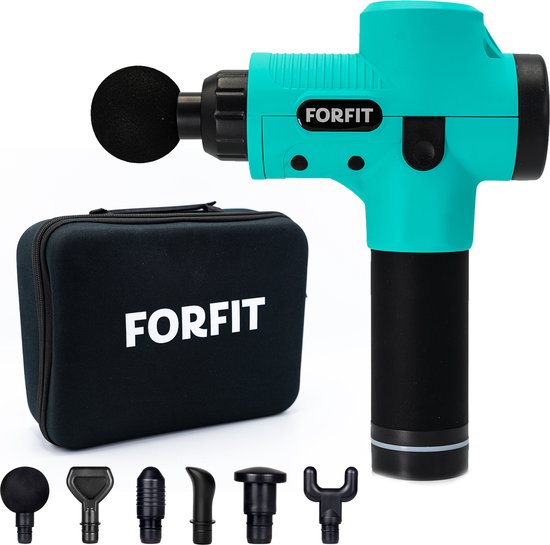 FORFIT Massage Gun Blue Edition - Professioneel massage apparaat ...