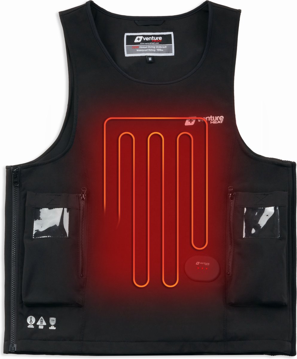 Venture Heat Venture Heat - Gilet de plongée chauffant Pro - 100 % ...