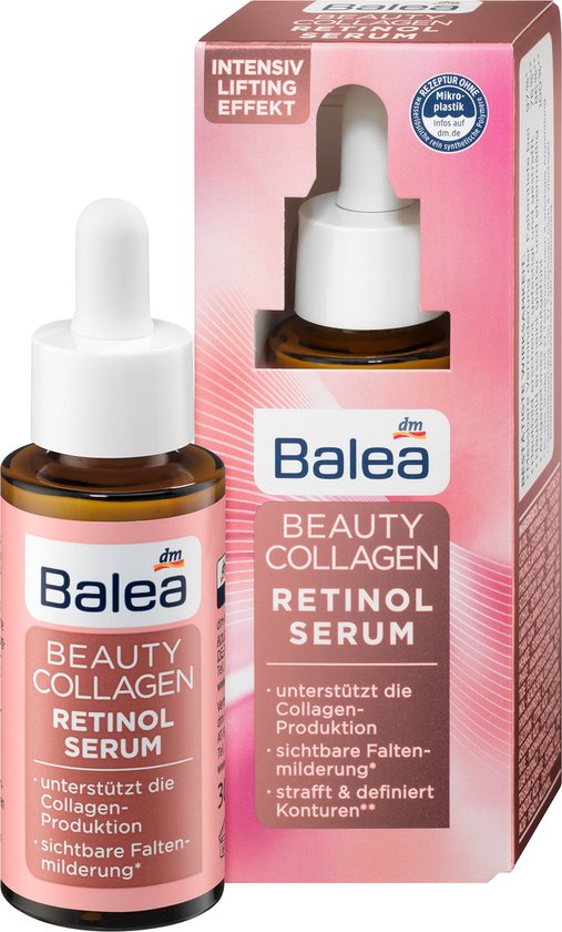 Balea Beauty Collagen Retinol Serum - Rimpelvermindering - Verstevigt ...