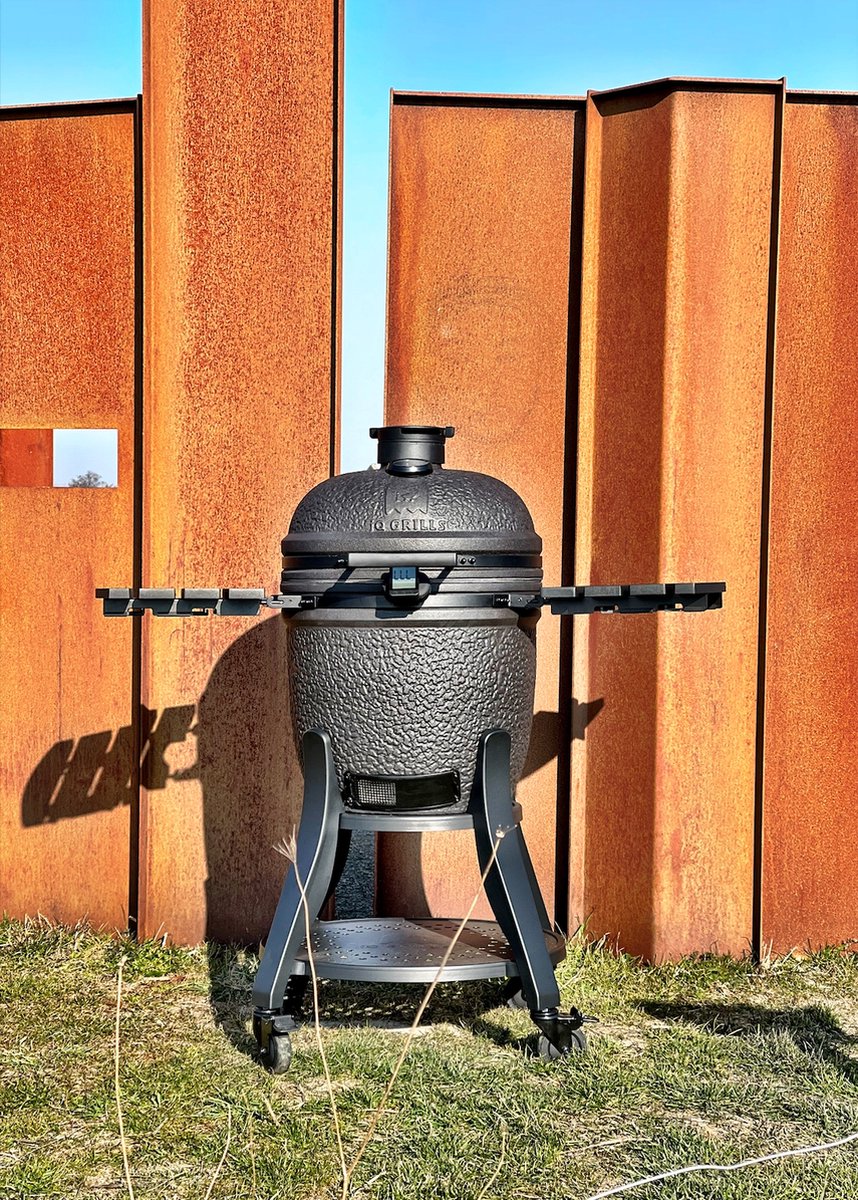 iQ Grills Large "Carbon Black" 22 inch + 4 zakken met Houtskool ...