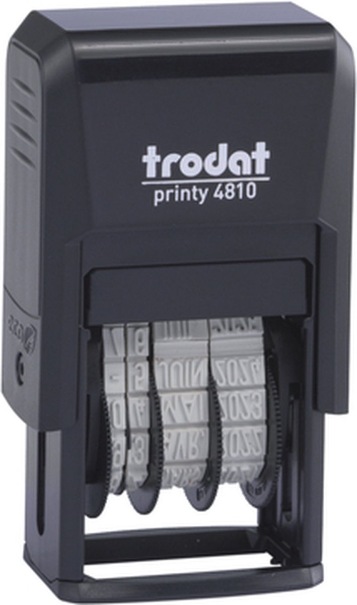 Datumstempel trodat printy 4810 iso zwart | 1 stuk | bol