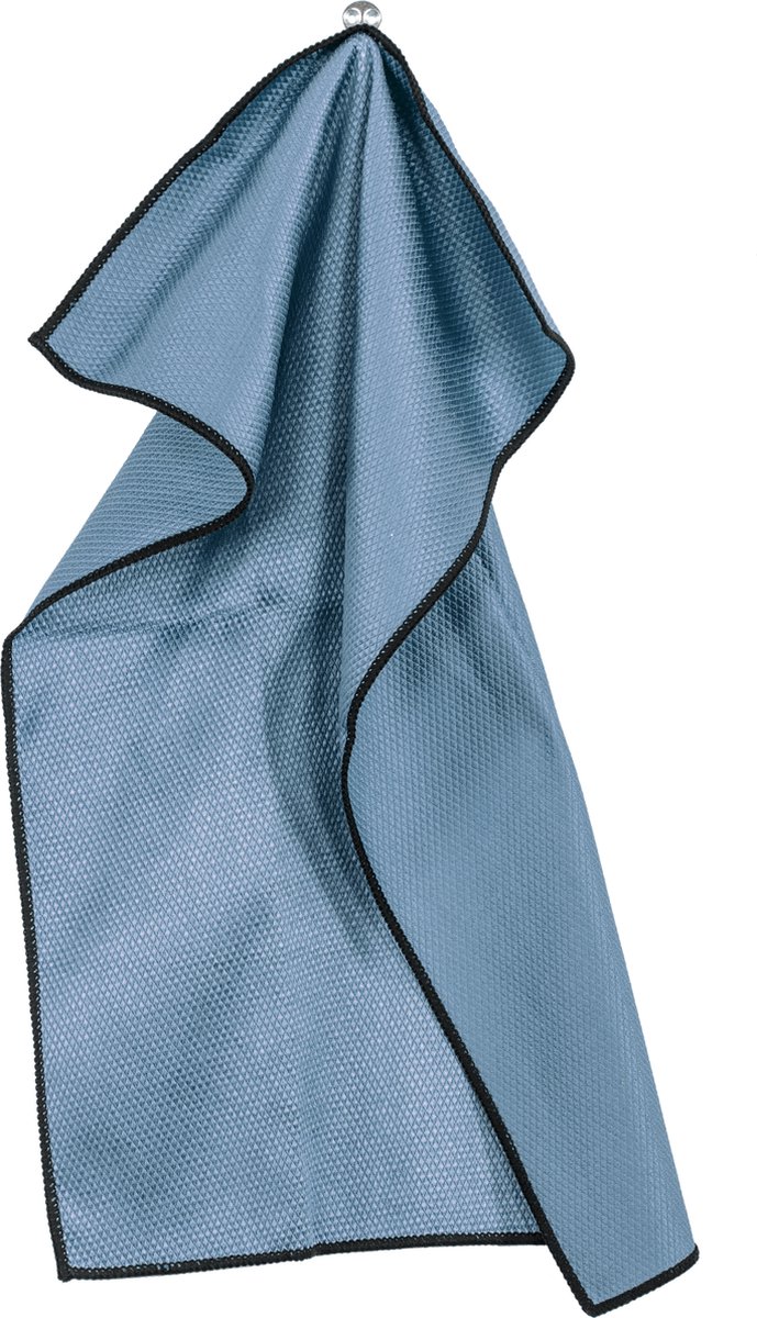 Glasdoek / Poleerdoek / Glazendoek - 2 stuks - 40x60 cm - Blauw | bol
