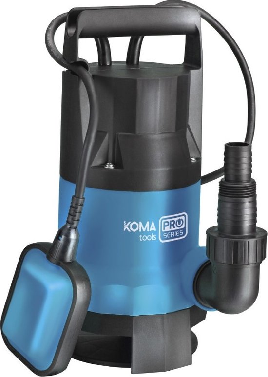 Koma Tools - Vuilwaterpomp - Dompelpomp - 400W - Blauw/Zwart | bol.com