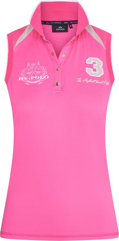 Hv Polo Polo Favouritas Tech Mouwloos Donkerroze - s | bol