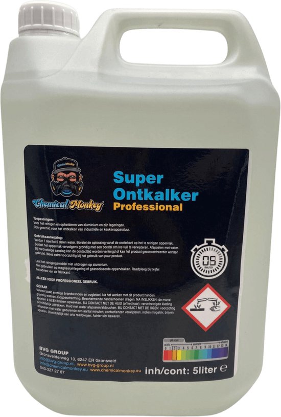 Chemical Monkey Super ontkalker - 500ml - Milieuvriendelijk - Reinigen ...