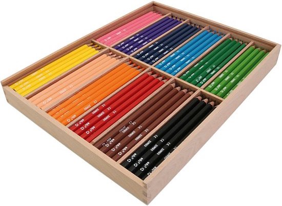 Edu Jumbo Kleurpotloden, diverse kleuren, dikte 10 mm, vulling 5 mm ...