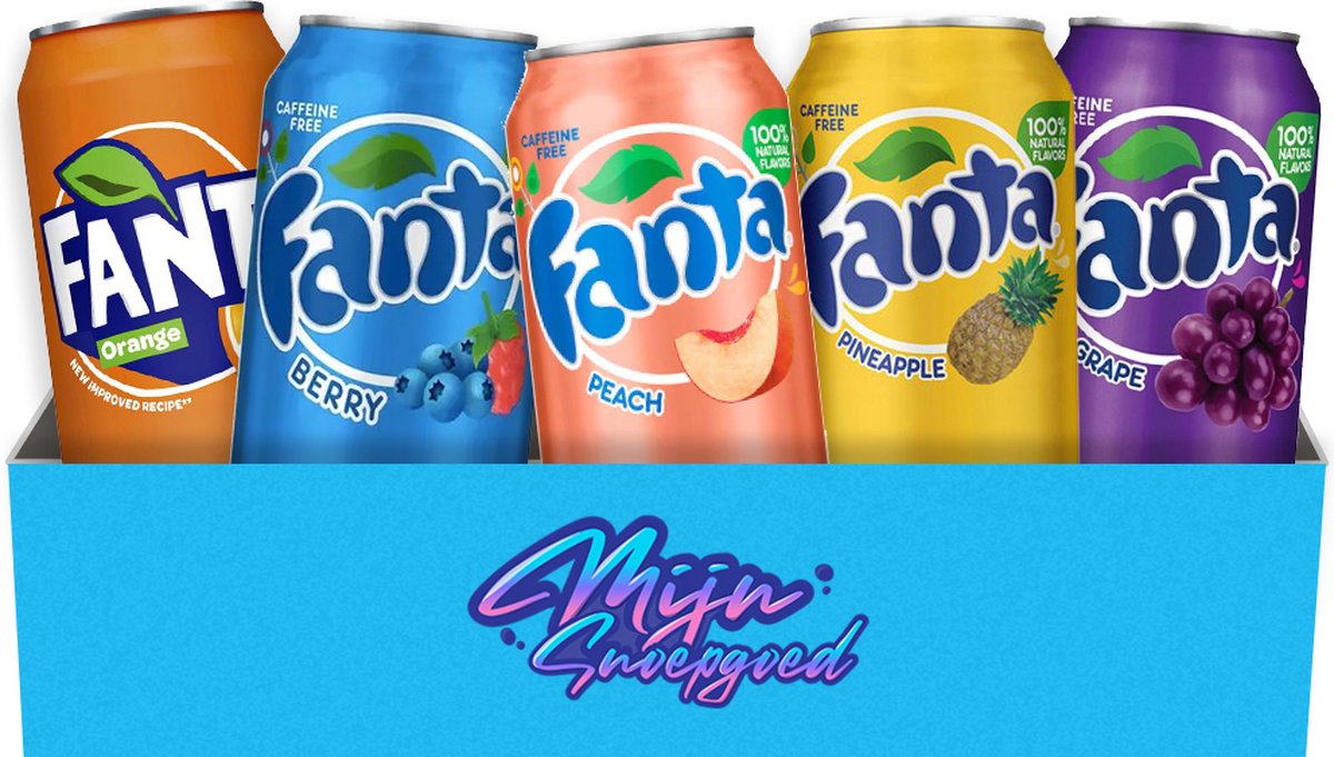 Fanta - Taste Box - 5 Smaken - Amerikaans Drinken - Buitenlands Drinken ...
