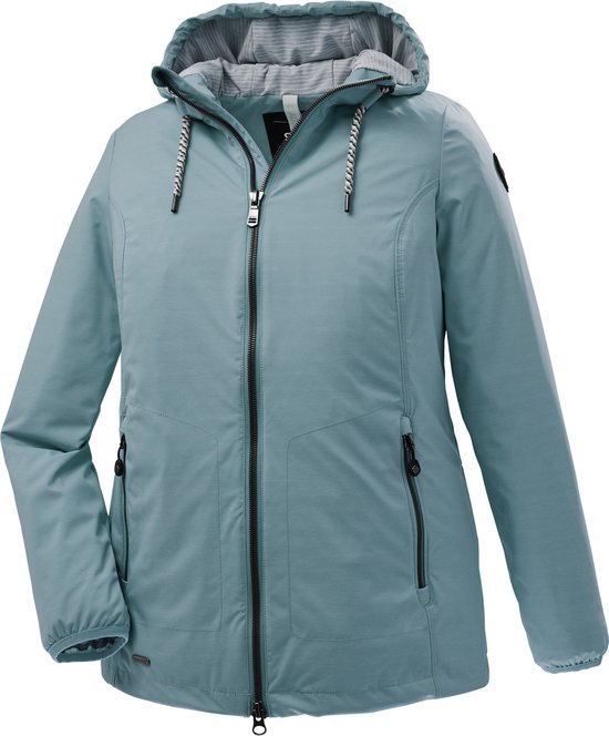 Dames softshell zomerjas STOY - softshell jas dames - blauw/groen ...