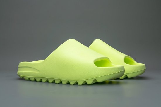 adidas Yeezy Slide Glow Green (2022) HQ6447 Maat 44 1/2 GROEN Schoenen ...