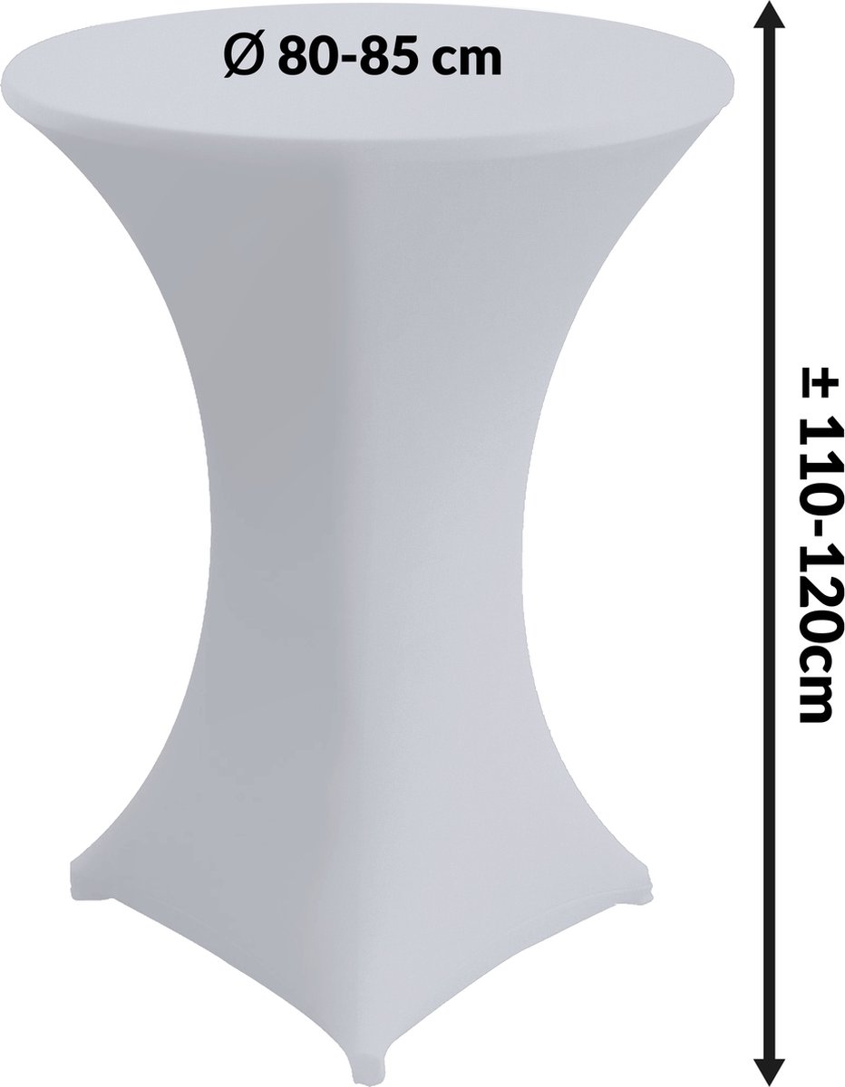 Wicotex-Statafelrok-Statafelhoes 80x110cm wit-Hoes geschikt voor horeca -... | bol.com