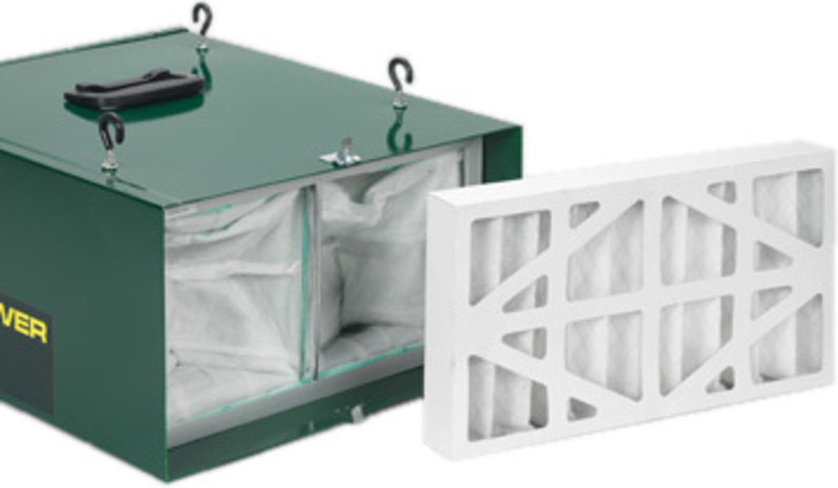 Record Power - AC400 - Luchtfilter voor werkplaatsen | bol.com