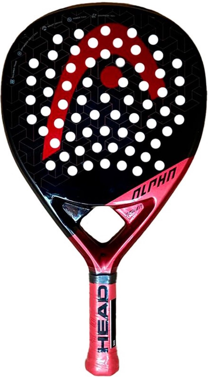 Head Graphene 360 Alpha Power (Druppel) - 2023 padel racket zwart/rood ...