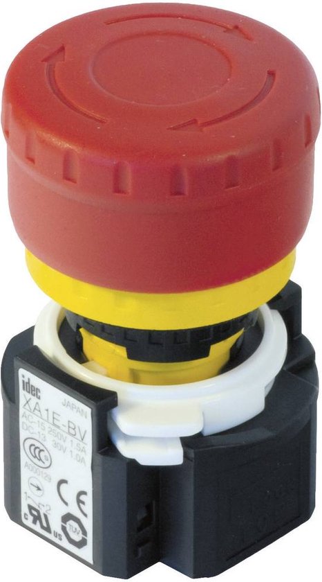 Idec XA1E-LV313Q4R Noodstopschakelaar Zelfbewaakt 250 V/AC 3 A 3x NC ...
