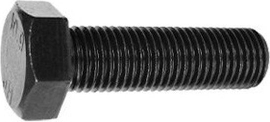 M6 Bout - 6 x 25mm - Klasse 8.8 - Zwart- 10 stuks | bol