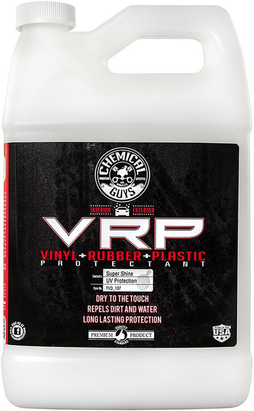 Chemical Guys VRP Vinyl Rubber Plastic Dressing Gallon | bol.com