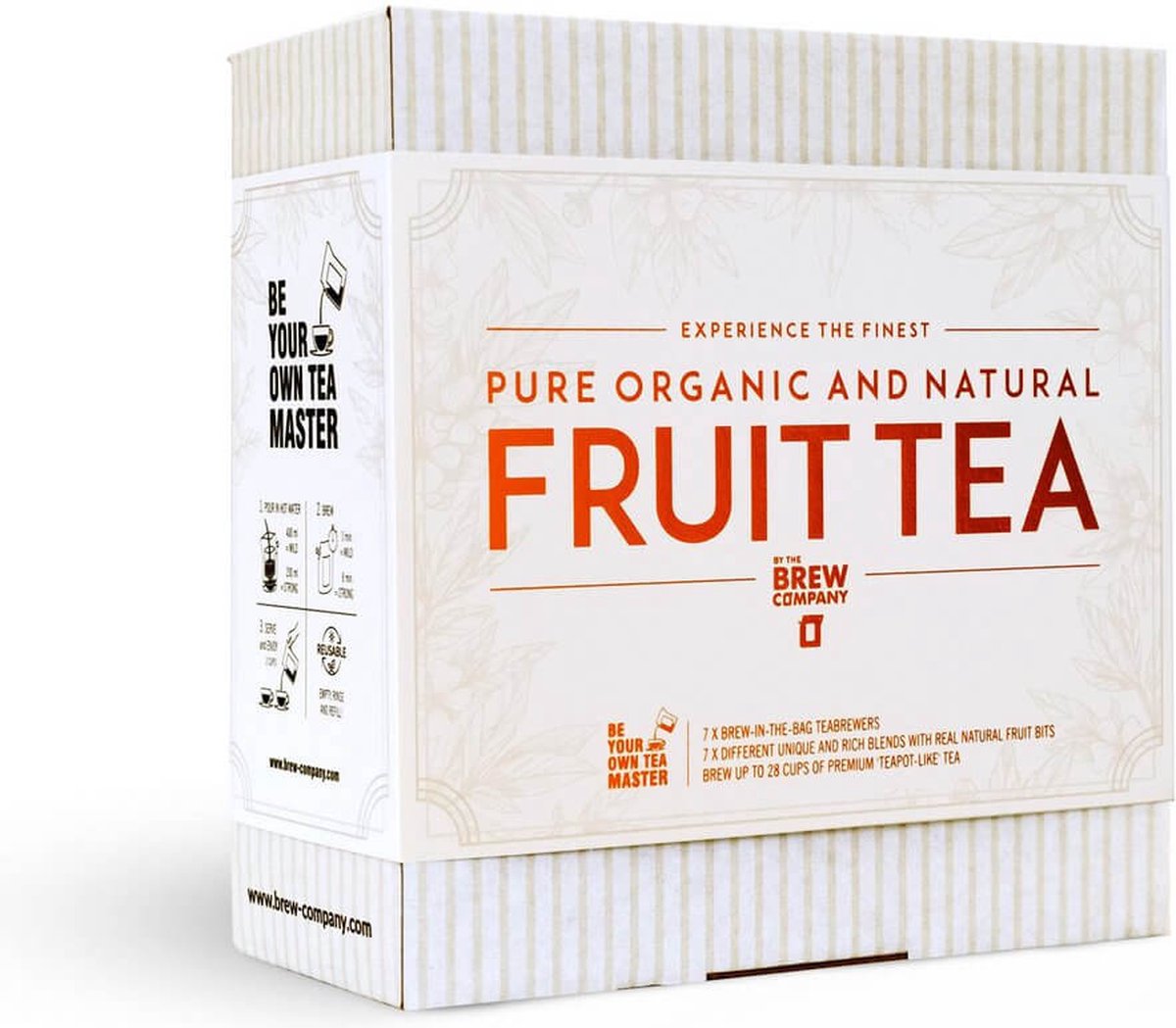 Fruit Tea - The Brew Company - 7 soorten fruitthee - Organic and ...