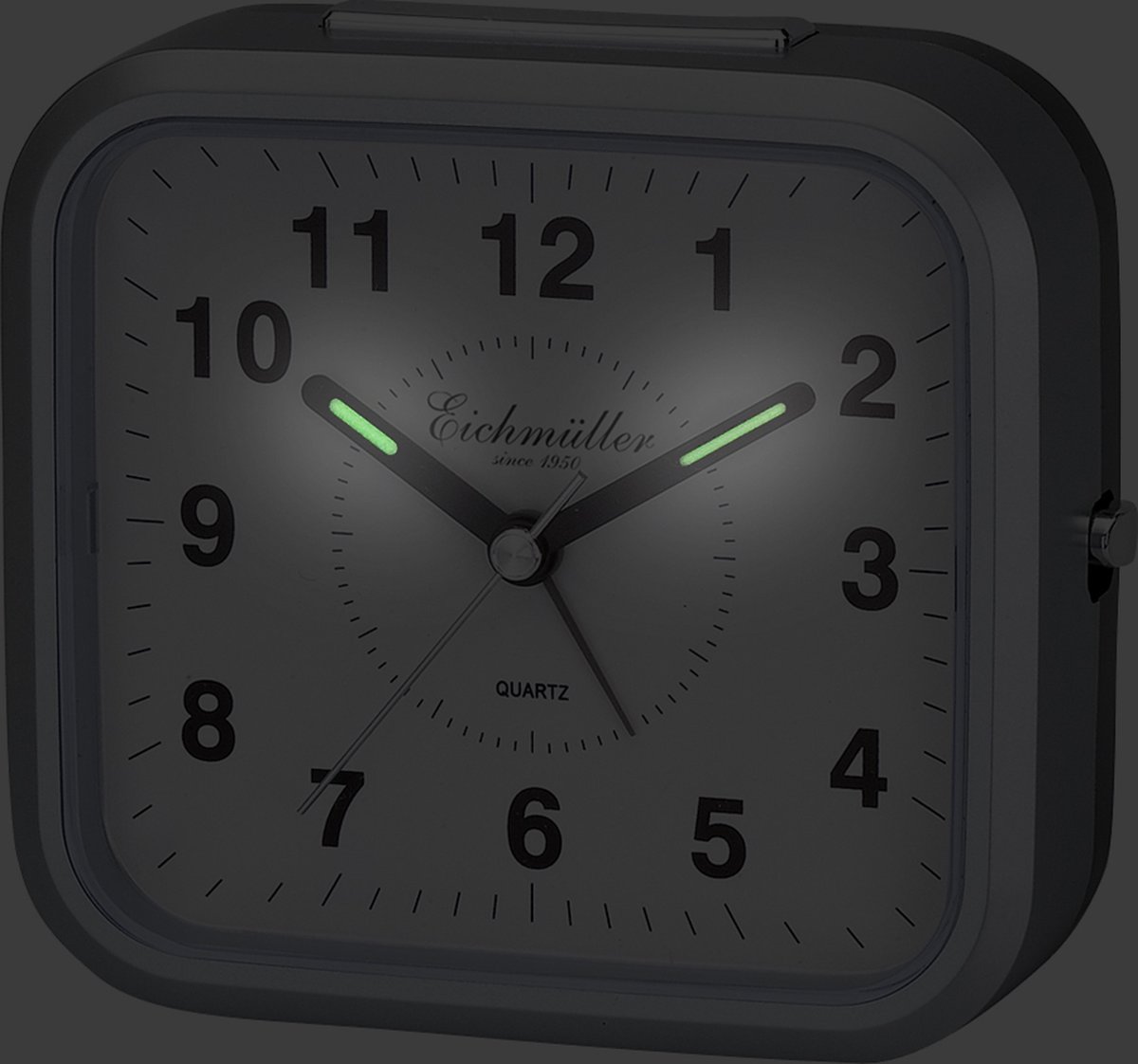 Eichmüller | Analoge wekker | Eenvoudige vierkante functionele wekker ...