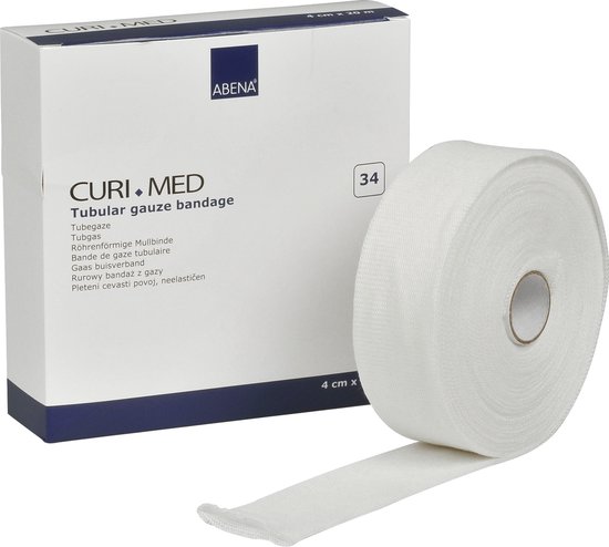 Abena Buisverband - Fixatie Verband in Dispenserdoos - 1 Rol - 4 cm x ...