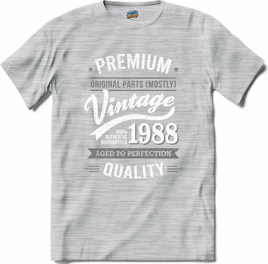 Vintage Legend Sinds 1988 - verjaardag en feest cadeau - Kado tip - T ...