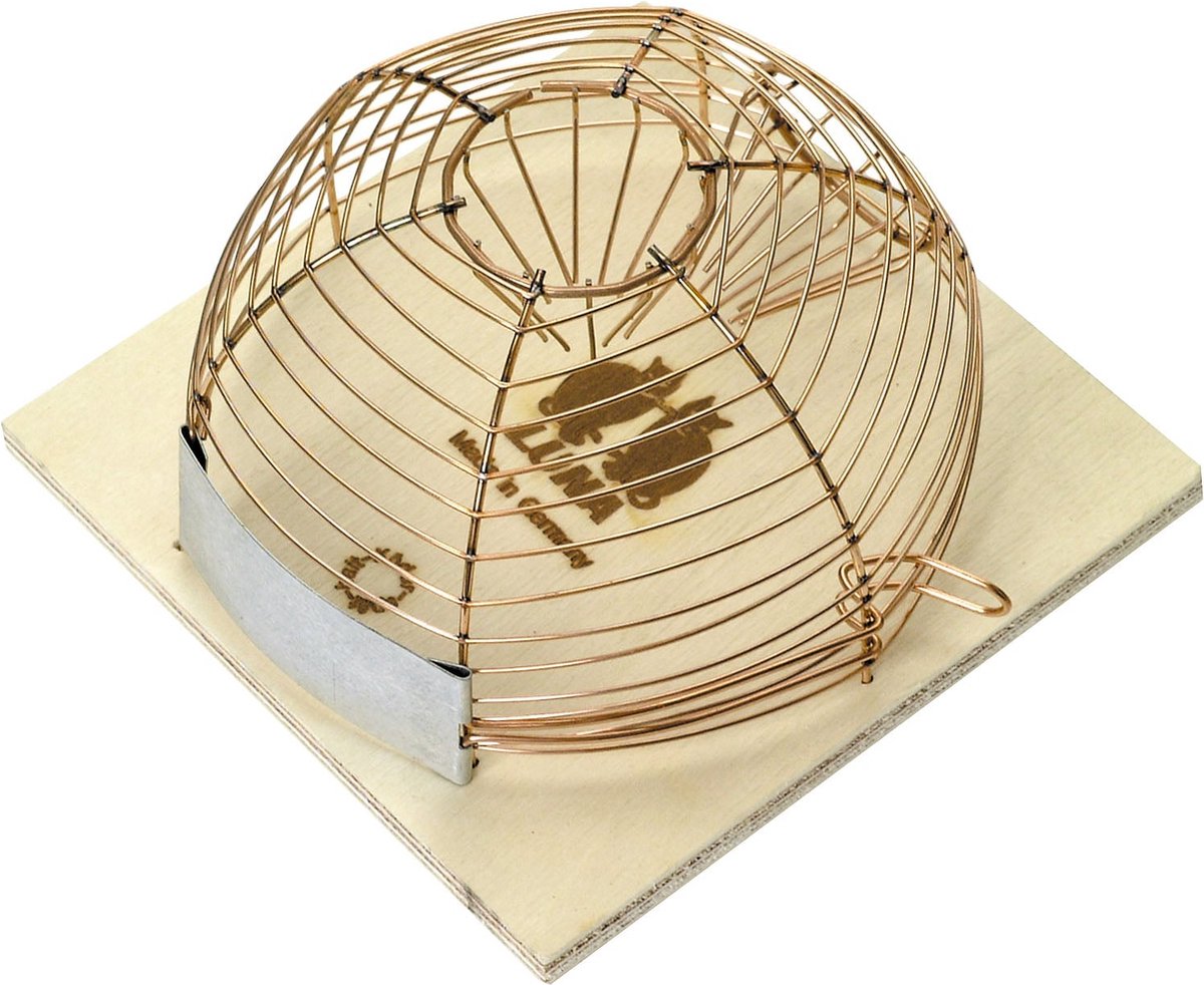 Luna Muizenval – Geen dode muizen – Muizenvanger – Houtenkorf – Rond ...