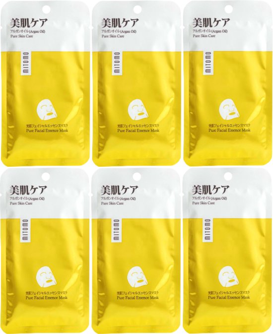 Mitomo Tissue Masker Argan Oil - Gezichtsmasker - Sheet Mask ...