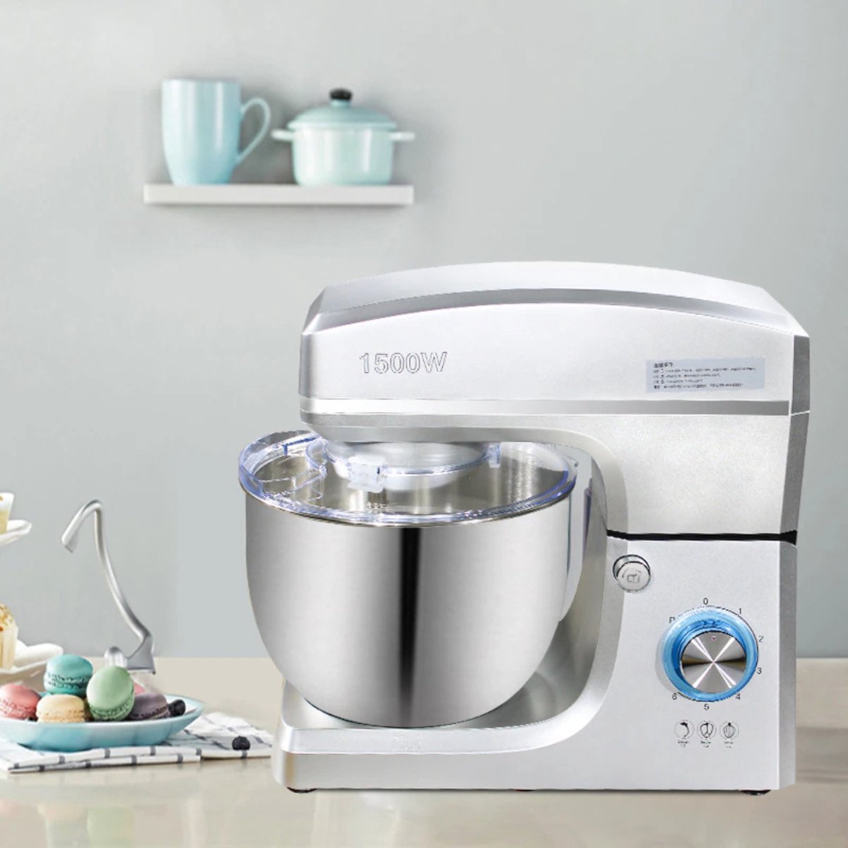 Bolture Deegmachine - Kneedmachine - Deegmixer - Keukenmachine - 1500W ...