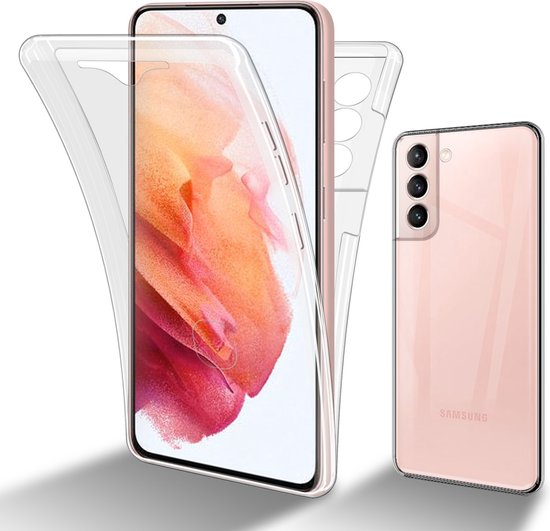 Cadorabo Hoesje geschikt voor Samsung Galaxy S22 in TRANSPARANT - 360° Full Body Case... | bol