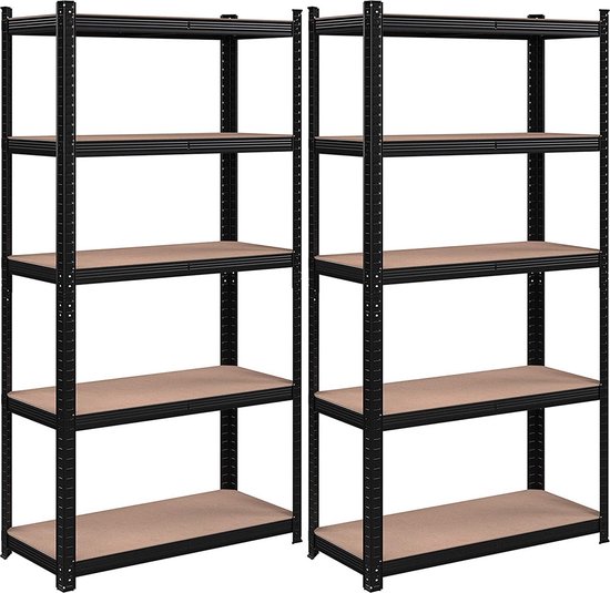 Opbergrekken - Set van 2 -180 x 90 x 40 cm - Tot 875 kg draagvermogen ...