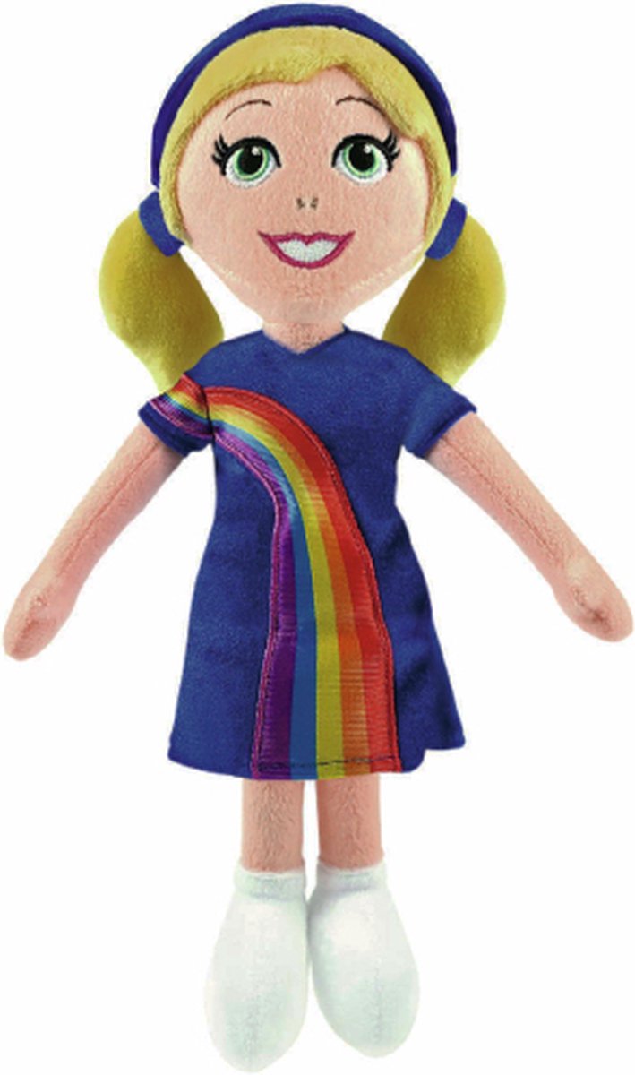 K3 Julia Regenboog Pluche Knuffel 32 cm [Studio 100 Knuffelpop ...