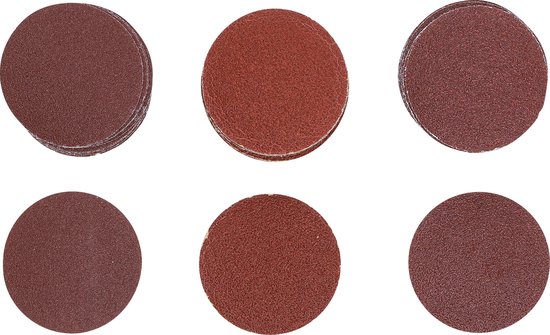 BGS - 30 x - Rond schuurpapier - voor exentrische ronde schuurmachine ...