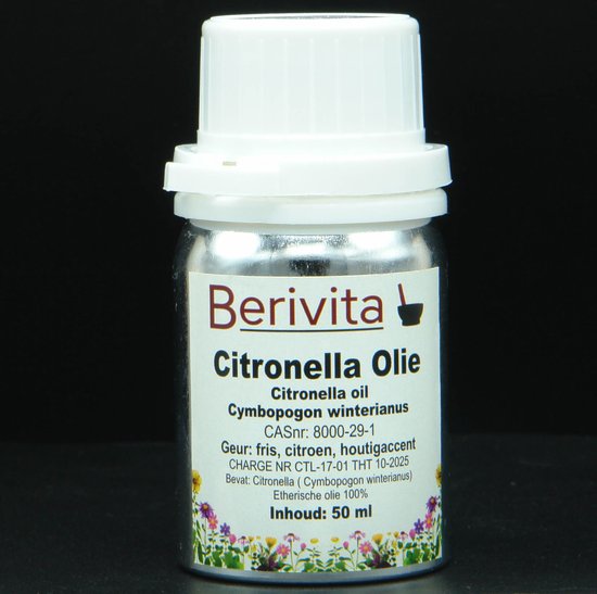 Citronella Olie 50ml - Pure Etherische Citronellaolie | bol
