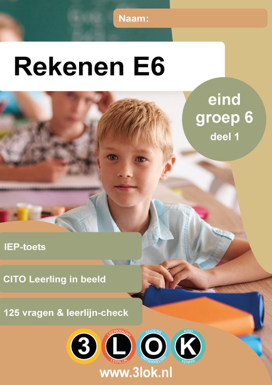 Oefenboek Rekenen eind groep 6 – Toetsboek Rekenen E6 – groep 6 - CITO - Leerling in... | bol