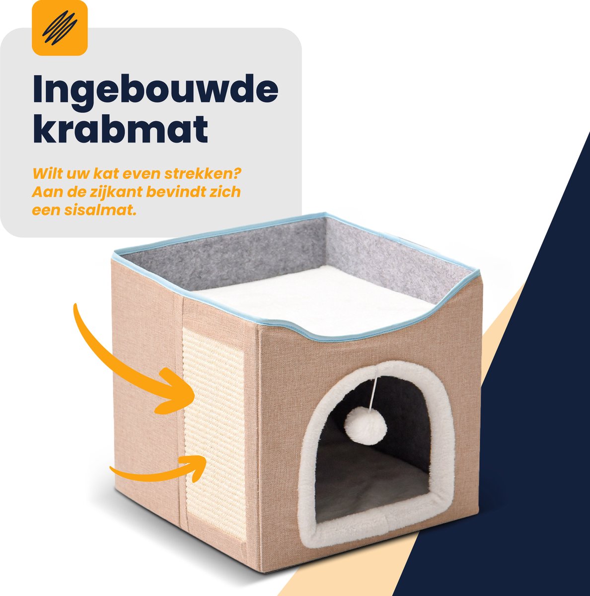 MIRO Katten Huis - Kattenhuizen - Kattenhok - Kattenmand - Dierenhuis ...