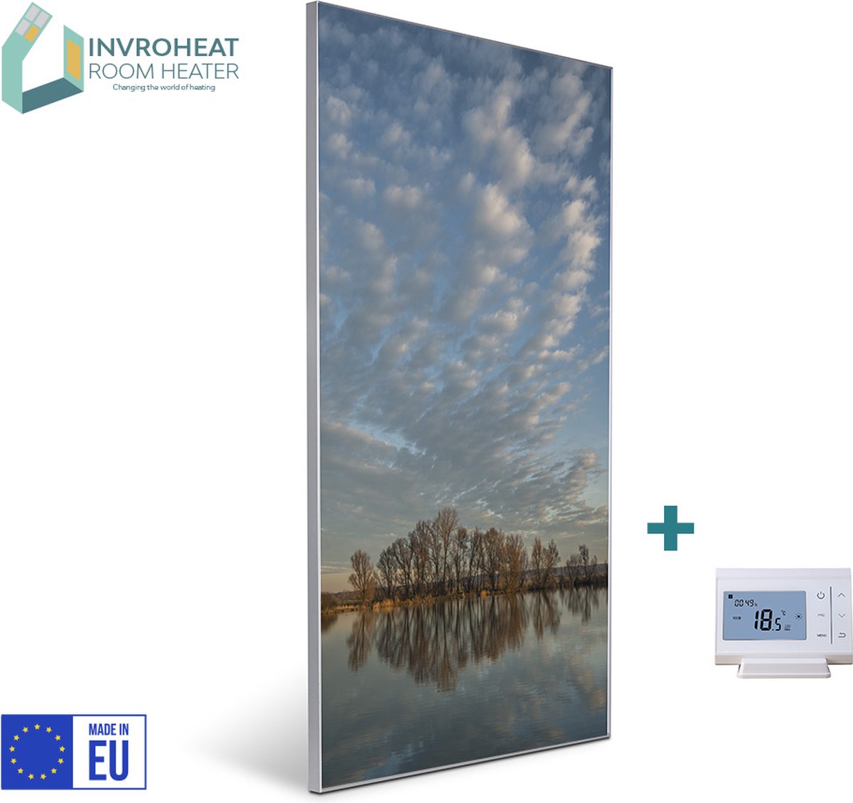 NIEUW: Invroheat infrarood verwarmingspaneel Reflectie - 800W - 61x91 ...