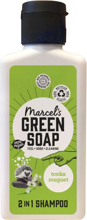 Marcel's Green Soap 2-in-1 Shampoo Tonka & Muguet Mini 100 ml | bol