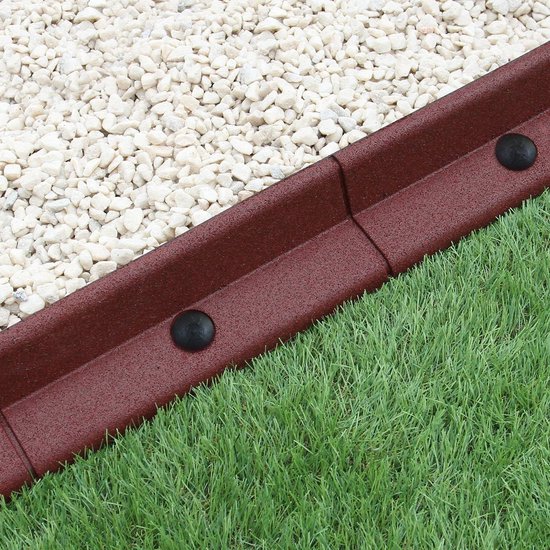 Flexibele Borderrand tuin - Oranje/Bruin - Set: 20 x 1.2 meter (120 x 8.1 x 8.1 cm) -... | bol