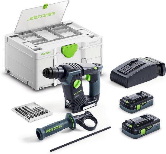 Festool BHC 18 HPC 4,0 I-Plus Accu Boorhamer 18V 4.0Ah in Systainer - 577602 | bol.com