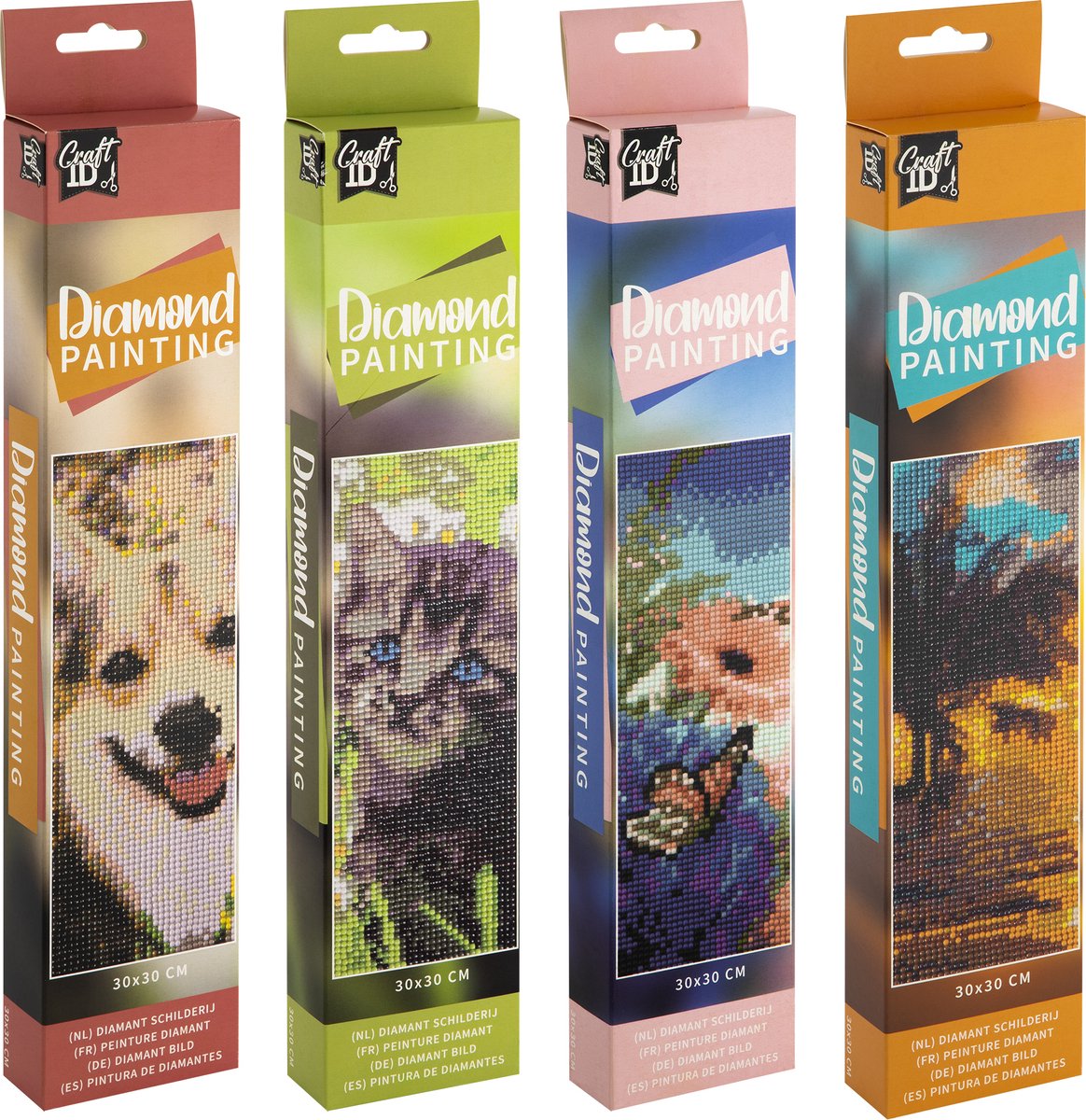 Craft Sensations® Multipack 4x Diamond Painting Volwassenen Pakket ...