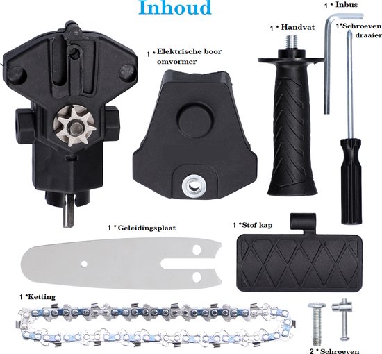 Mini kettingzaag - boor ketting zaag - hand kettingzaag | bol