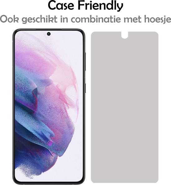 Samsung S21 Screenprotector Beschermglas Gehard Glas Privacy Cover - Samsung Galaxy... | bol.com