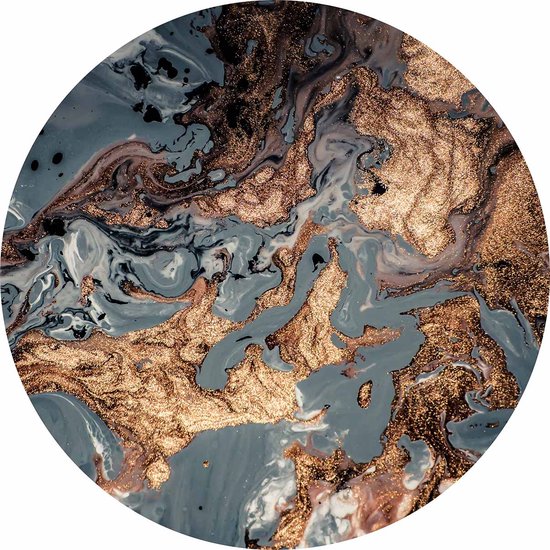 Plexiglas Schilderij 'Alexandra rond' van Oasis Art | Ø 140 CM | Gratis ...