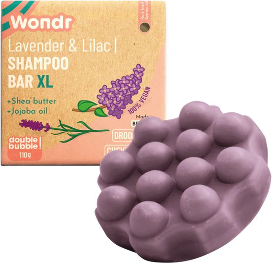 WONDR shampoo bar - Lavender & Lilac - Droog haar - Glanzend ...