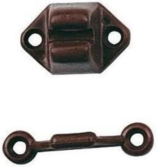 Deurvanger 2-delig Bruin | bol.com