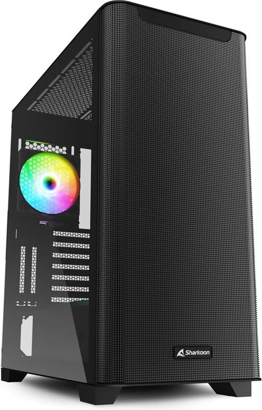 ATX Semi-tower Box Sharkoon M30 RGB ATX E-ATX Black | bol