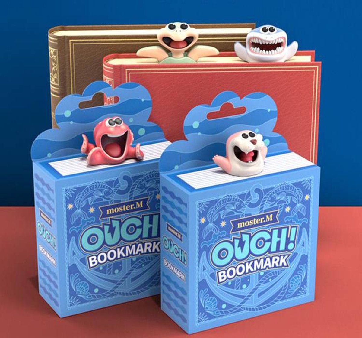 2 pièces - Signet Animaux 3D - Signet requin et tortue de dessin animé ...