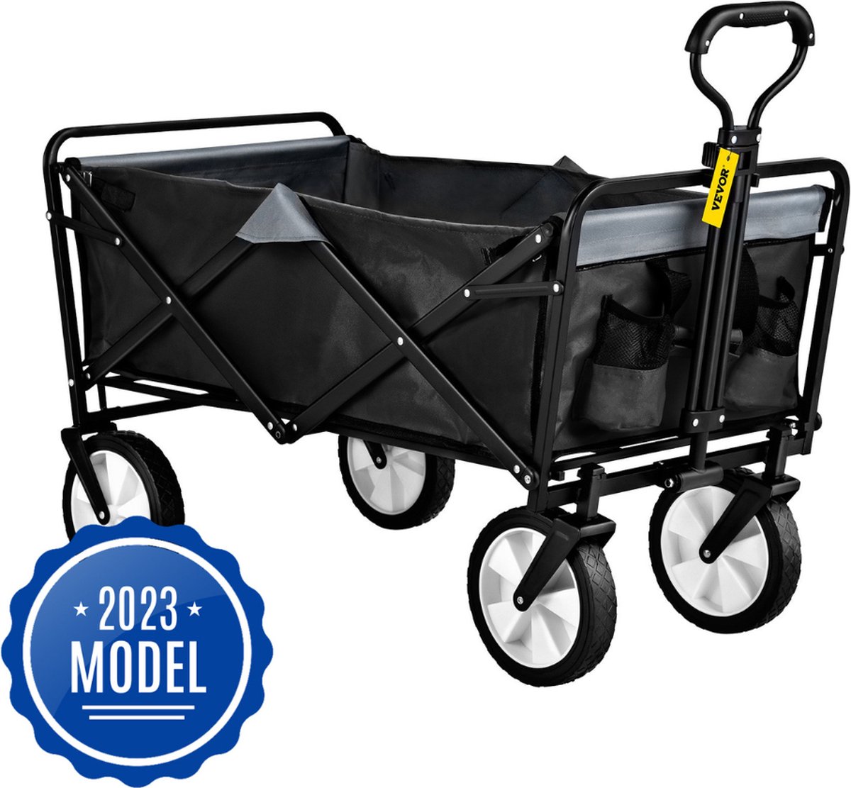 Vevor Handkar - Bolderwagen - Tuinkar - Zwart | bol.com